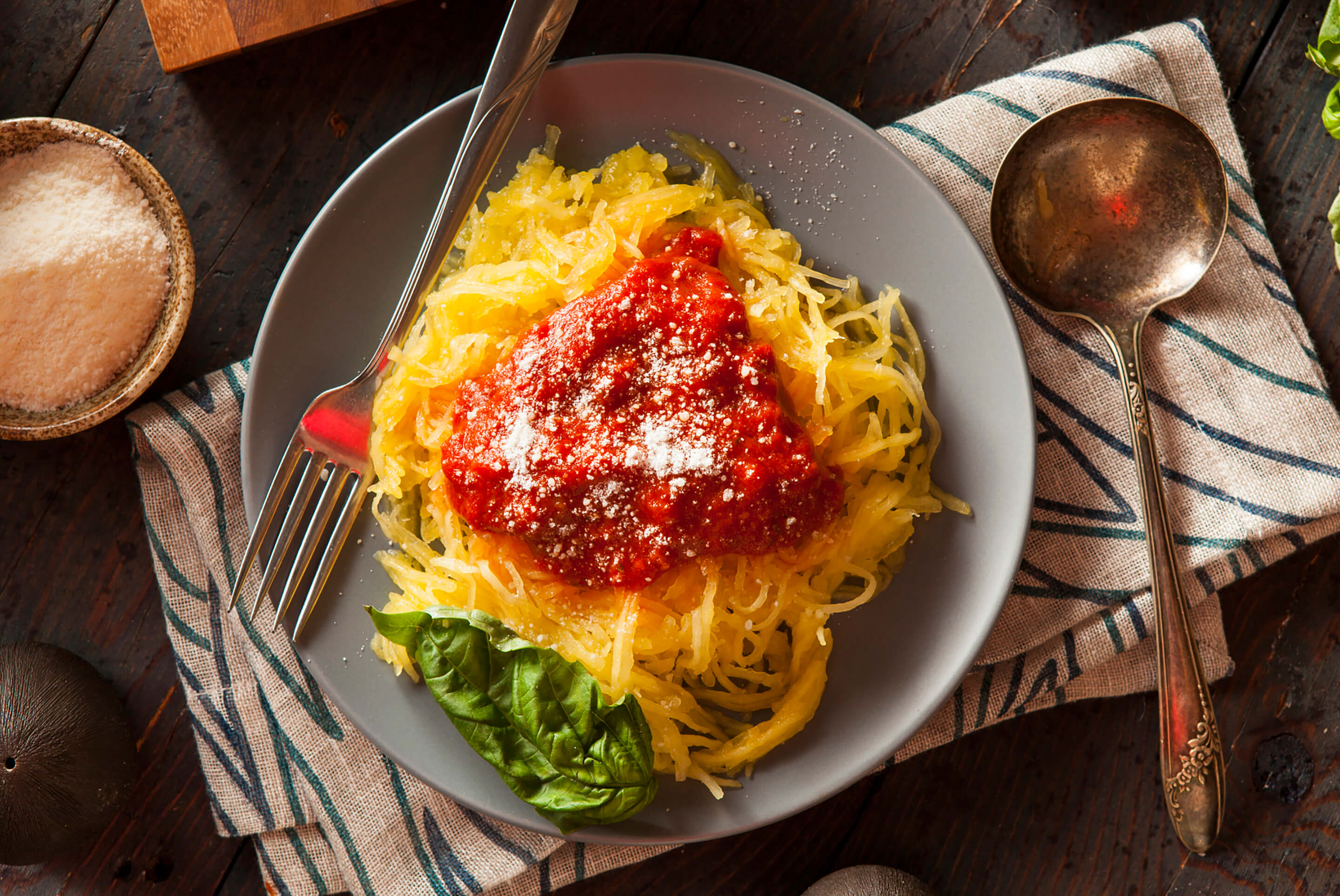 Courge spaghetti au fromage | TOUGO