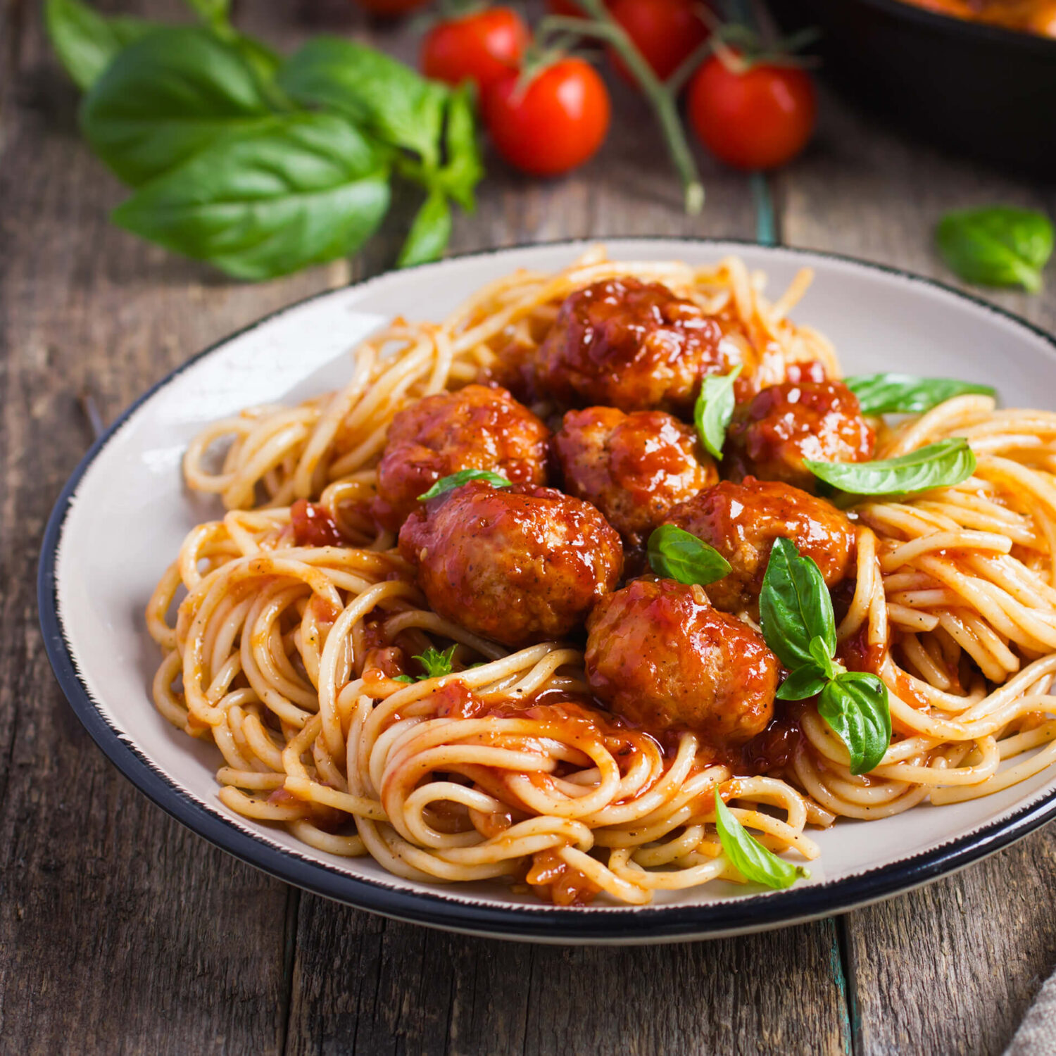 Spaghetti familial avec boulettes de dinde | TOUGO